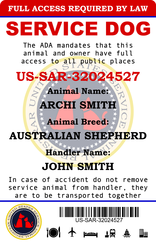 How to Register Service Dog Now 2019 – US Service Animal Registrar